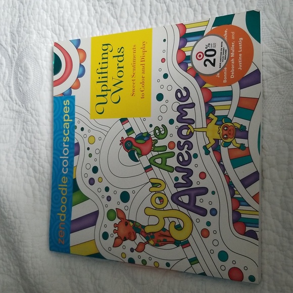 Target | Other | Uplifting Words Adult Coloring Book | Poshmark